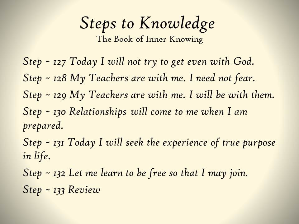 Steps to Knowledge: The Book of Inner Knowing ~ Spiritual Practices ...