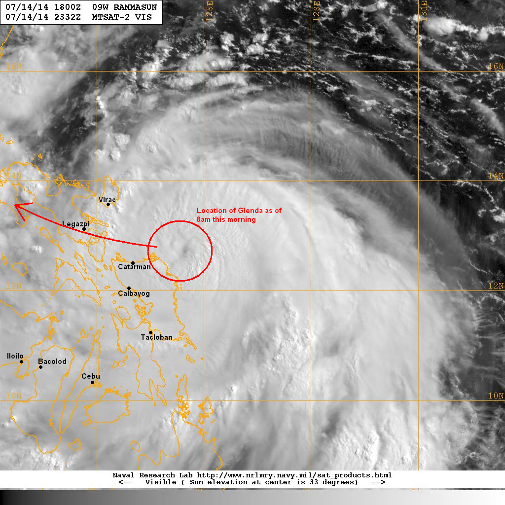 SA GITNA NG BAGYO: Typhoon Rammasun (Bagyong Glenda) Update #8 (w/ Video)