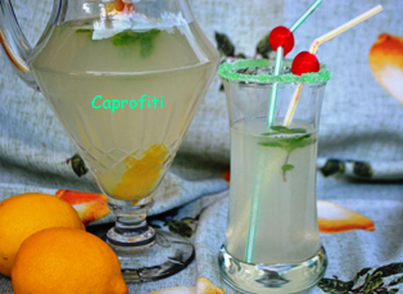 Caprofiti: LLIMONADA AMB MENTA