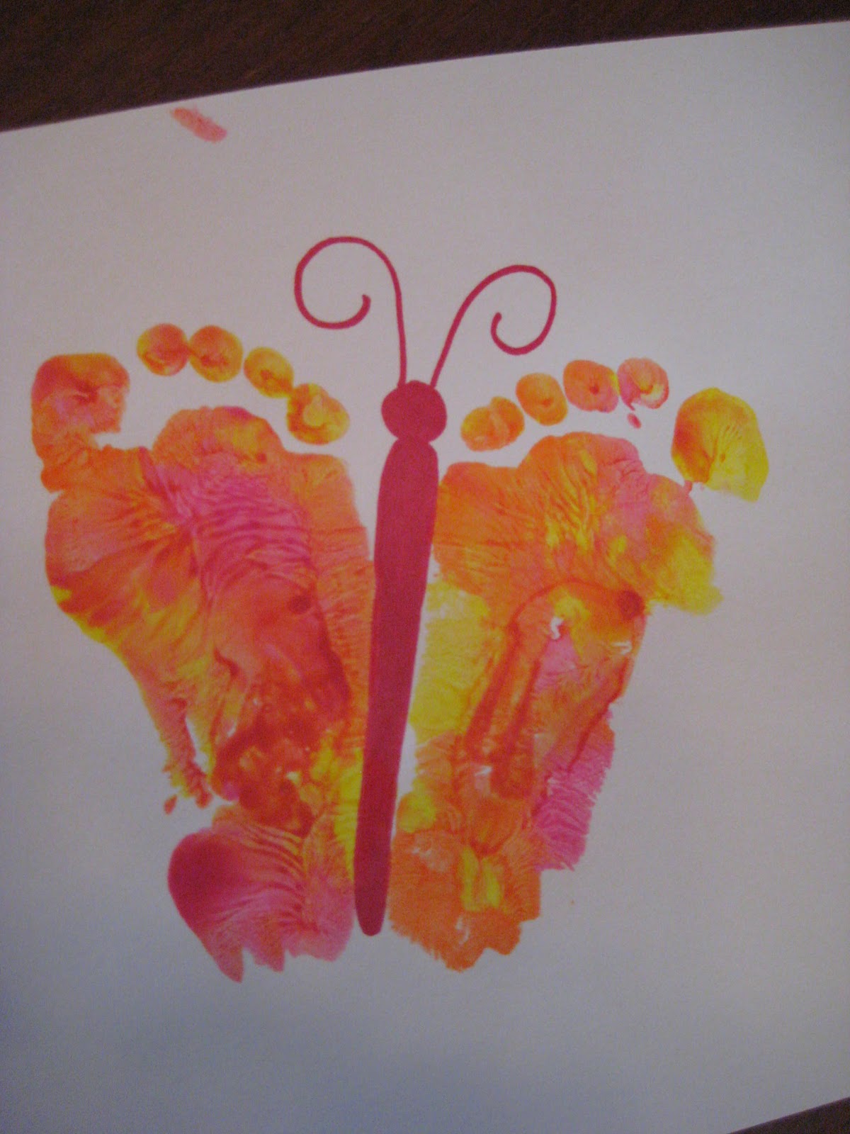 Stitches 'n Glitches: Footprint Crafts