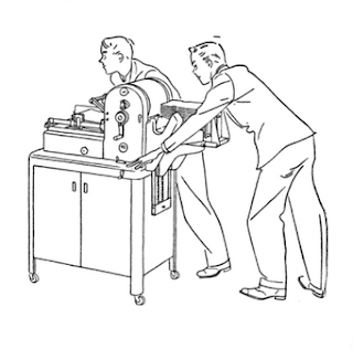 Orange Crate Art: Mimeograph duplicator