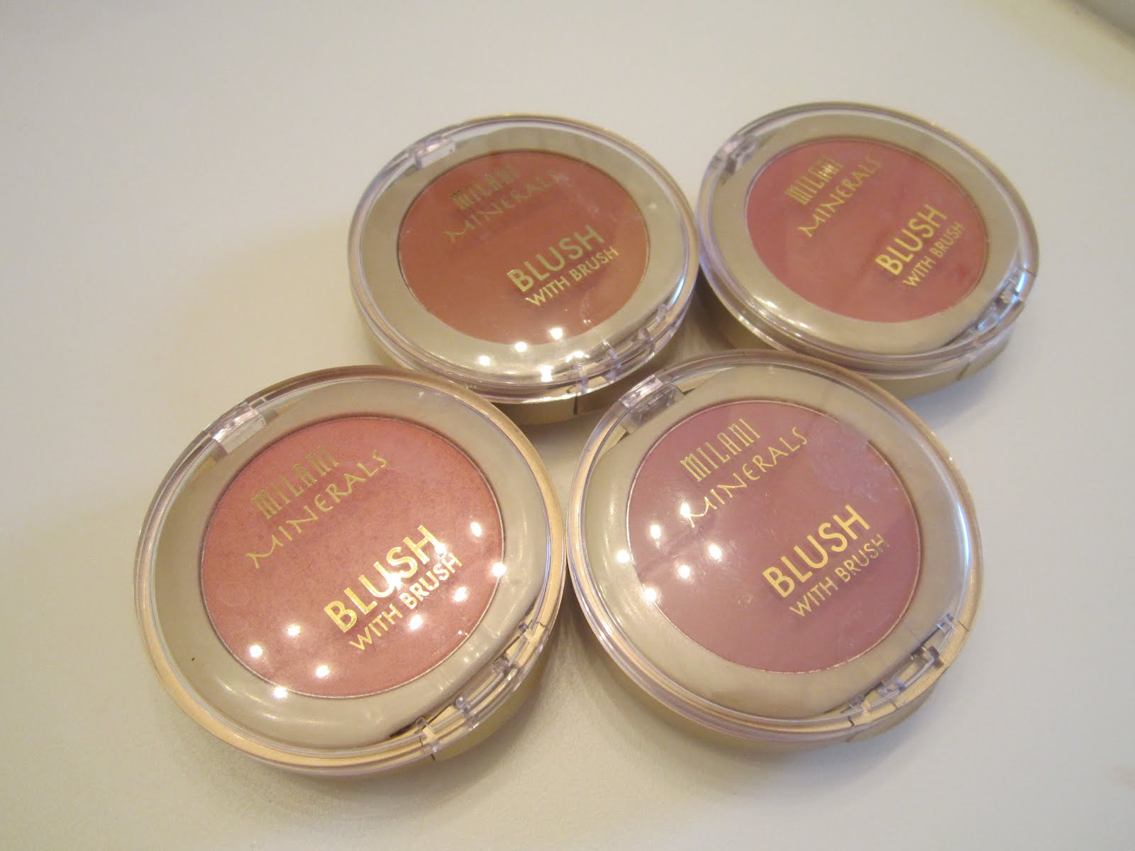 mickeylush: Milani Mineral Blush swatches...and a few other goodies ...