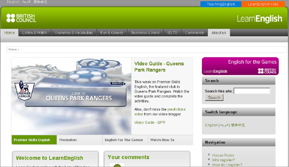 Best Free English Learning Resources: British Council Learning English