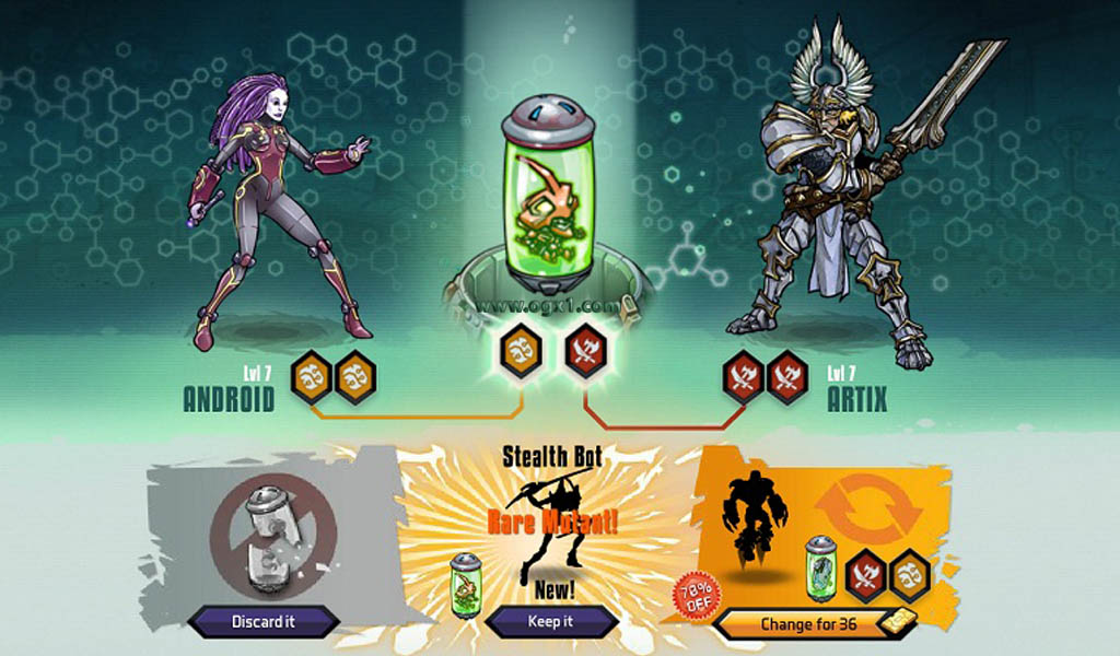 Stealth Bot - Mutants: Genetic Gladiators Cross Breed