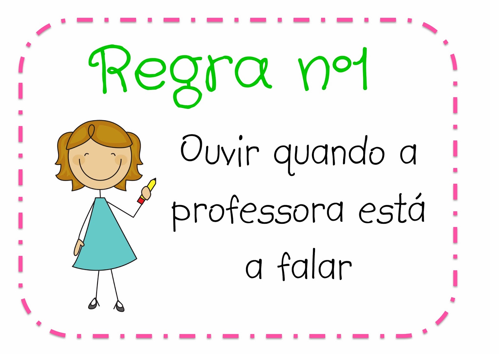 Reguilas e Curiosos: As regras da sala de aula