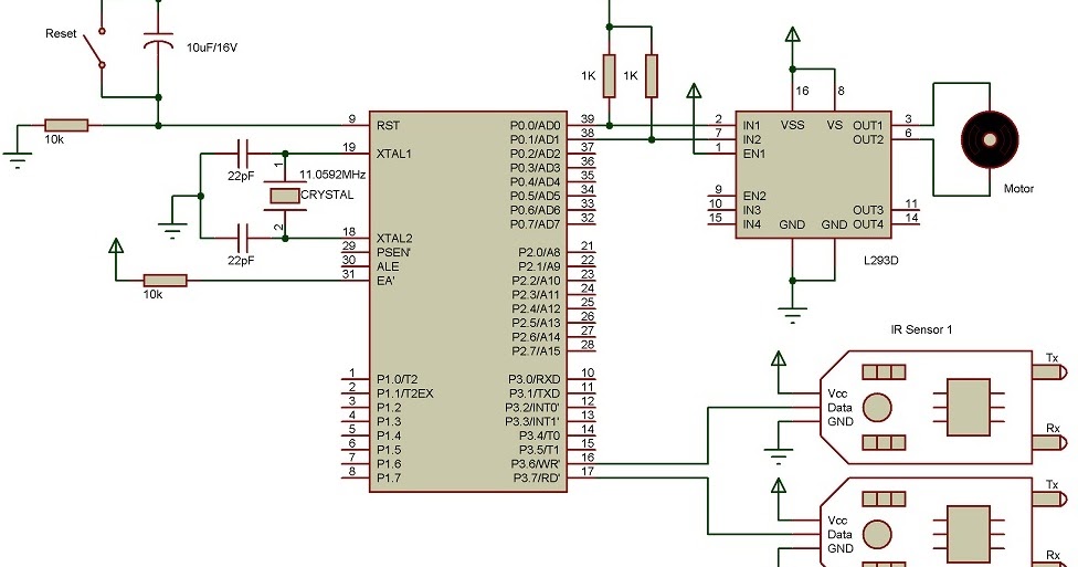 Electronics project: Automatic Railway Gate Controller (Using 8051)