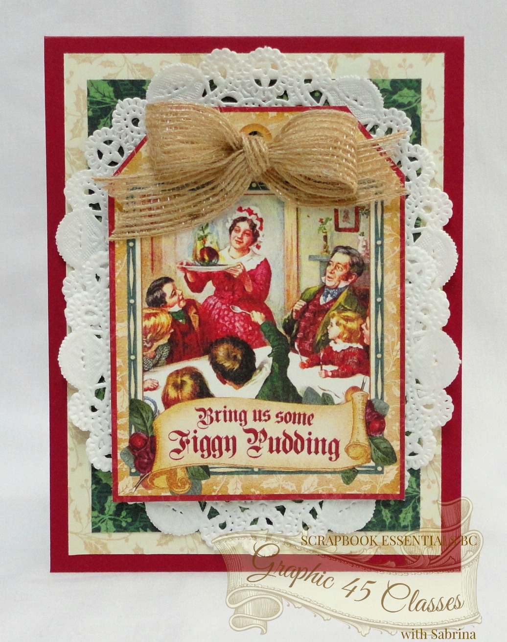 G45 Christmas Carol Card Class | Aspiring to Creativity