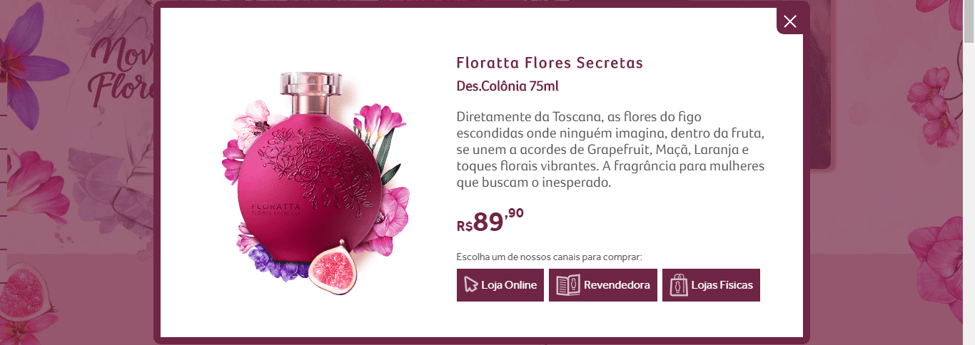 Amostra Grátis Floratta Flores Secretas de O Boticário - Solteiras ...