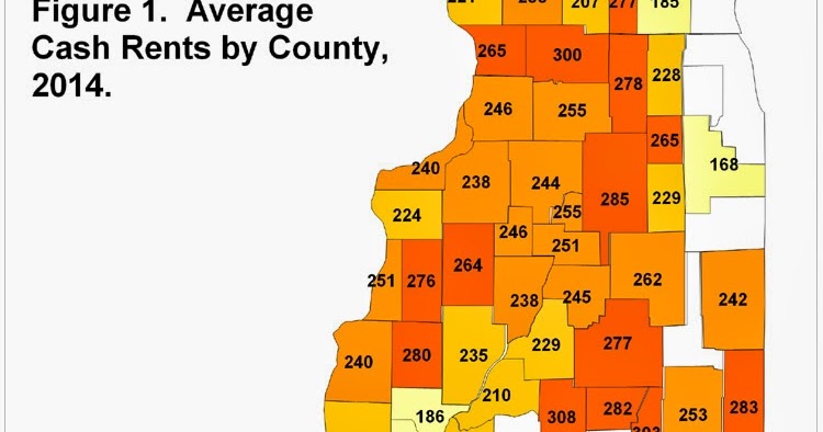 USDA Updates Cash Rents by County