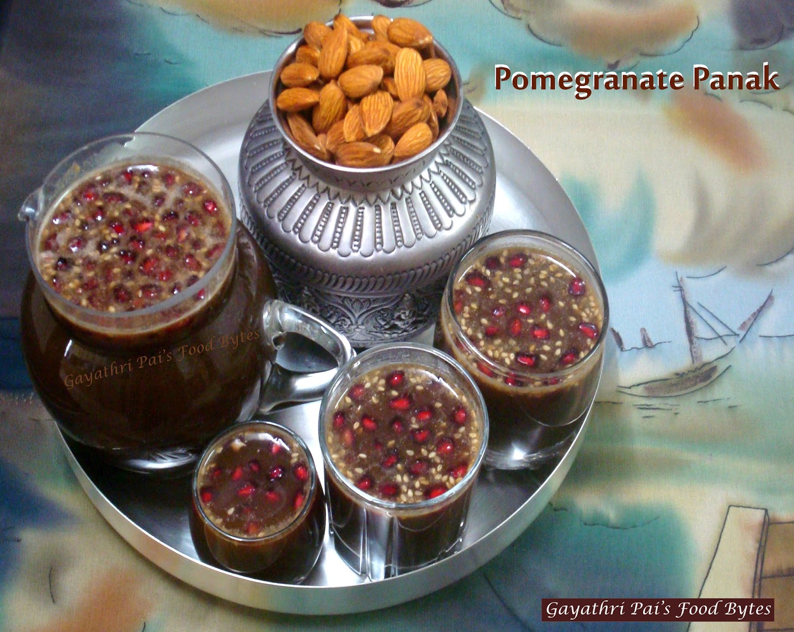 Gayathri Pai's Food Bytes: Chilled Pomegranate Panak.