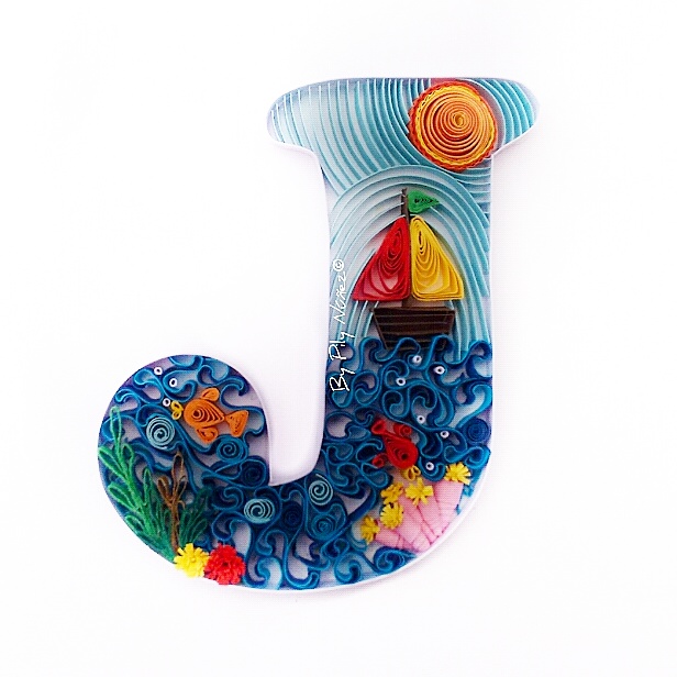 Letras en Filigrana de Papel - Quilling / Quilling Typography (By Pily ...