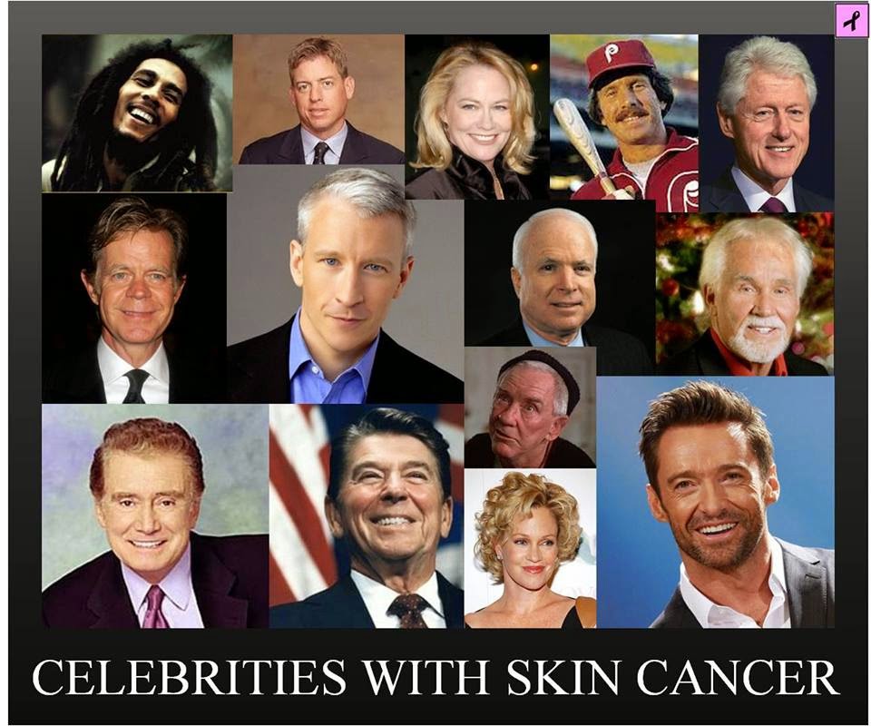 STRONG ENOUGH: Celebrities with skin cancer