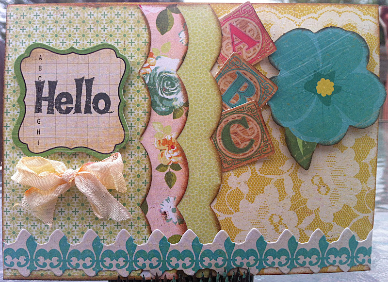 Pennants and Pinwheels: Hello Card