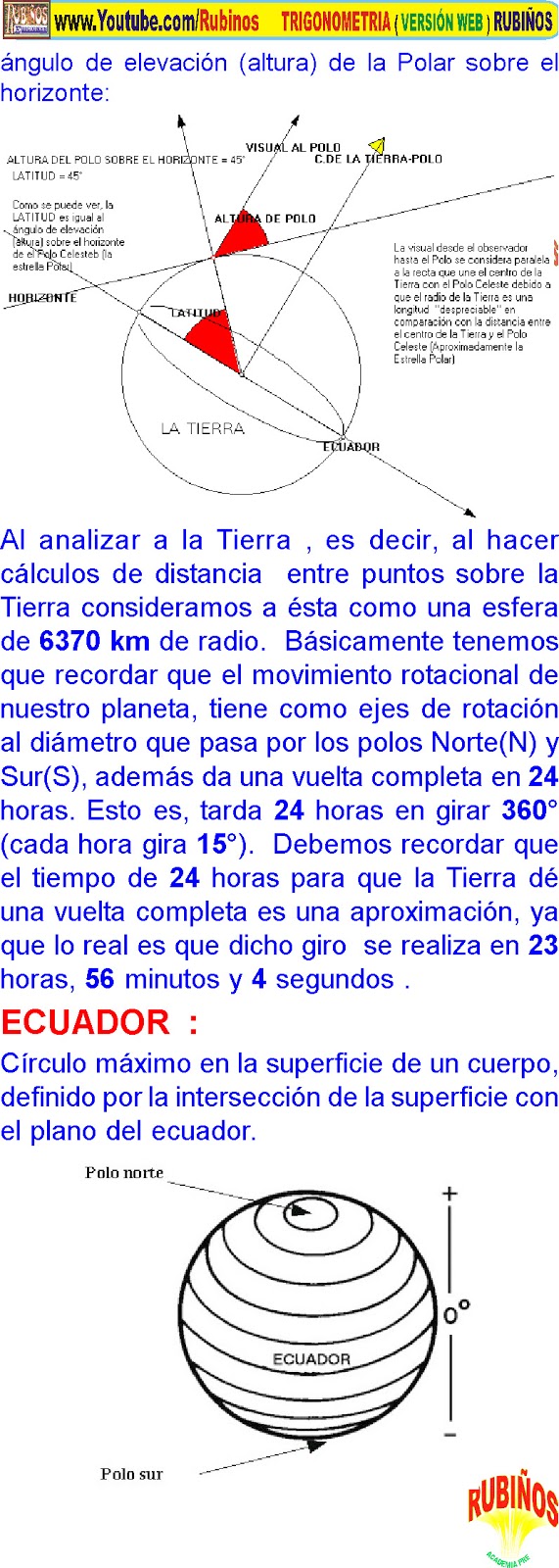 TRIGONOMETRÍA ESFÉRICA PROBLEMAS RESUELTOS PDF