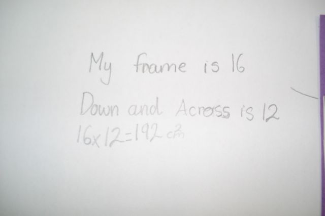 Authentic Inquiry Maths: Finding the Area of a Picture Frame