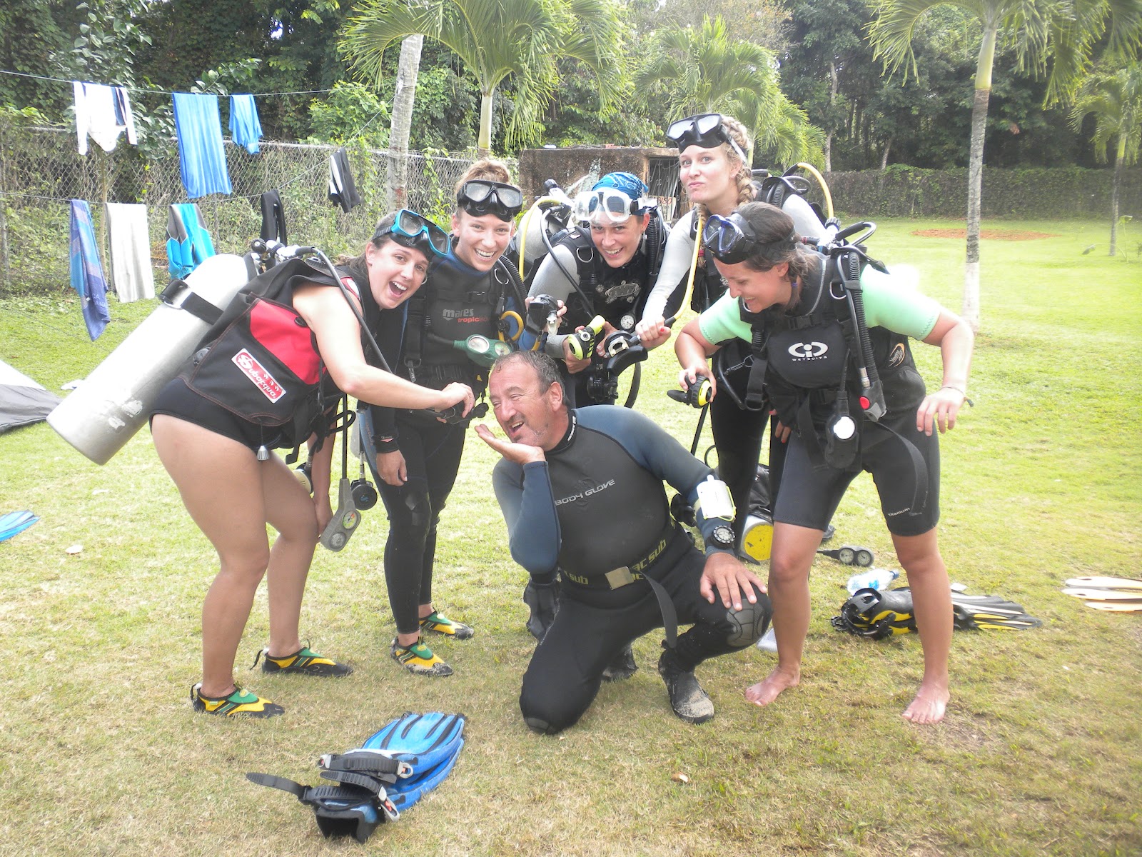 Amanda's Amazing Adventure: Peace Corps Edition: scuba corps.