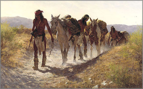 Traditional Art - Apache Scouts