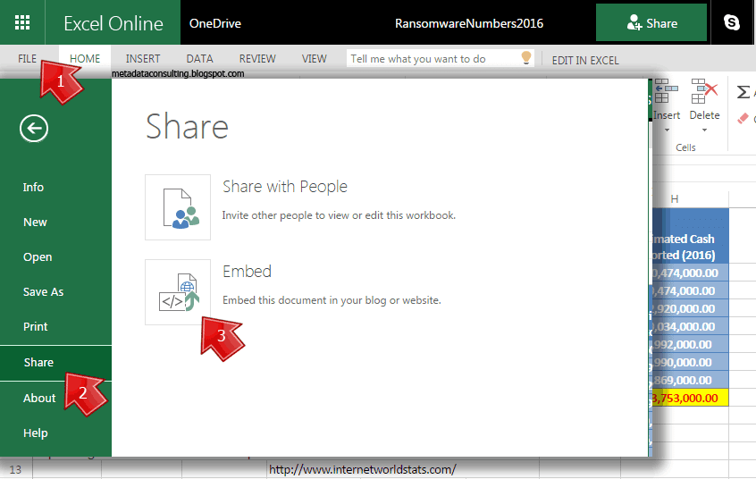 Metadataconsultingca How To Embed An Excel Spreadsheet Into A Webpage