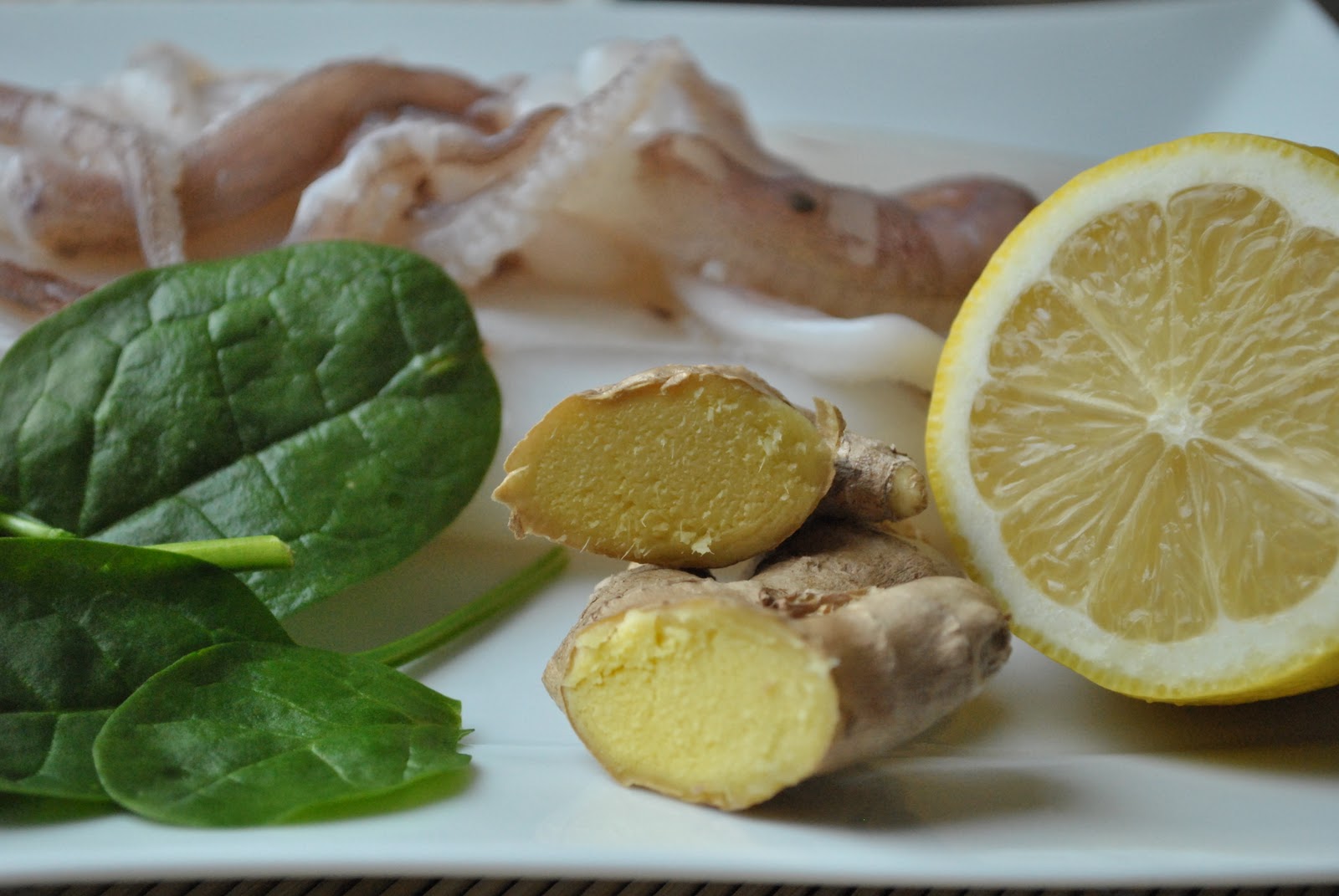 Cookdream: Calamari al limone e zenzero.