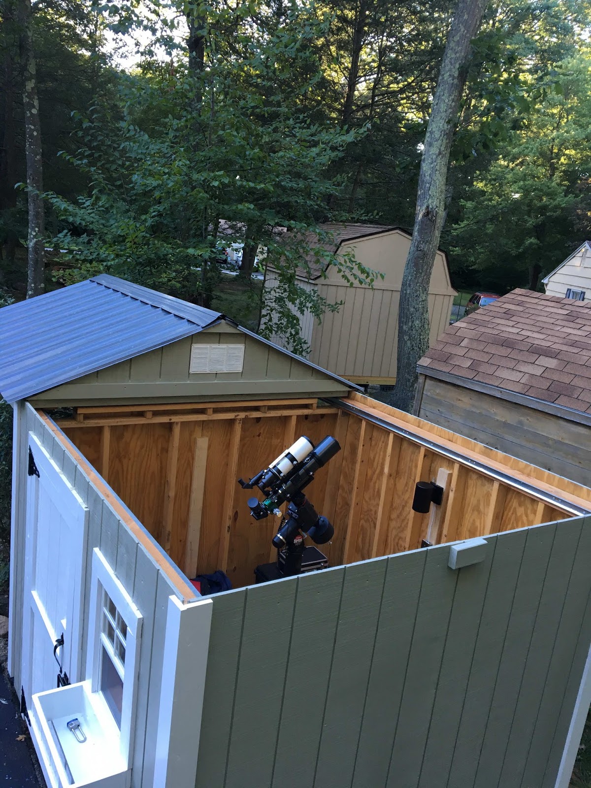 AstroQuest1: Backyard Observatory Using SkyShed Plans