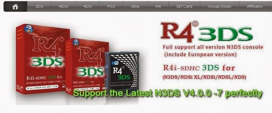 Buy R4i 3DS CARD for N3DS/NDSI/NDS console at r4win.com.