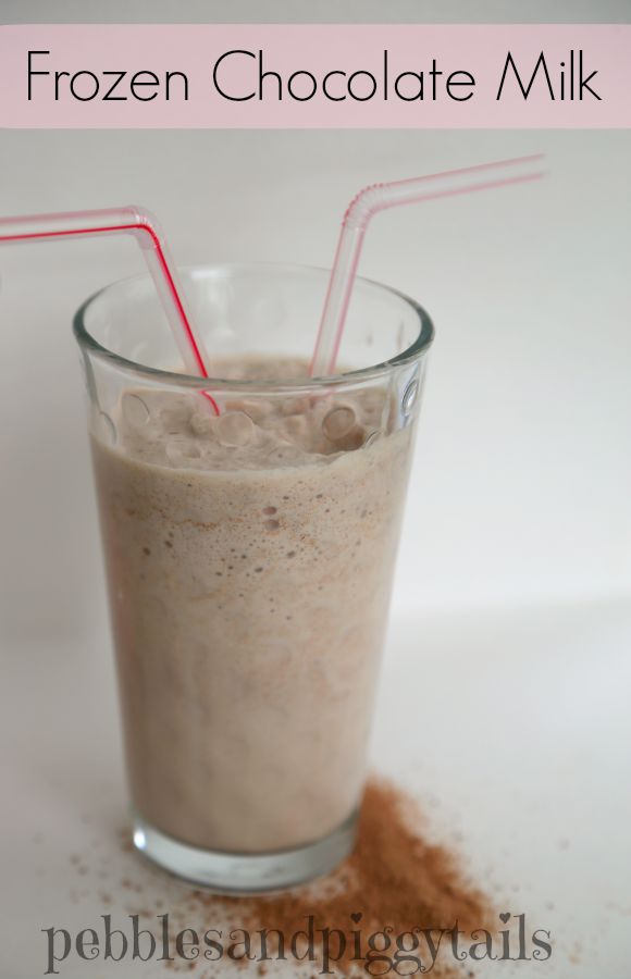 Frozen Chocolate Milk and Frozen Strawberry Milk | Making Life Blissful