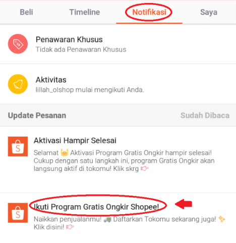 Cara Daftar Gratis Ongkir Shopee (Fitur Free Ongkir)