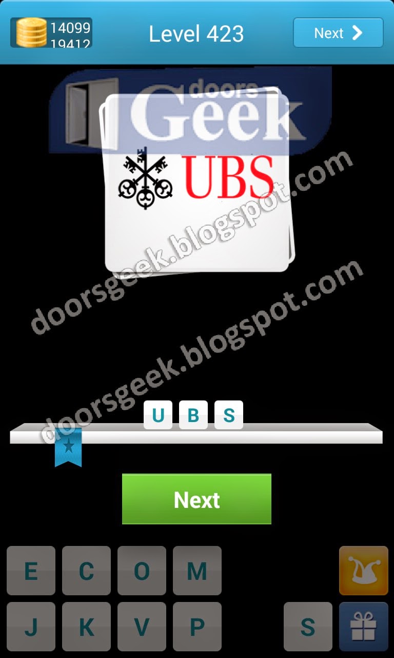 Logo Quiz Level 423 by Mangoo Games ~ Doors Geek