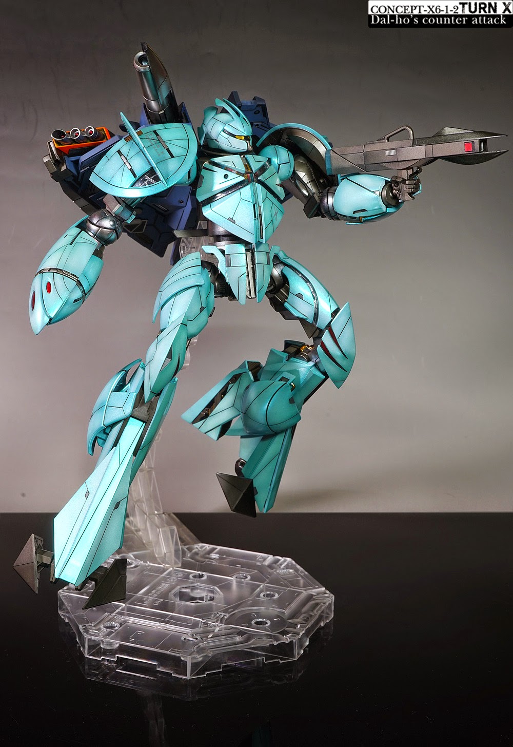 GUNDAM GUY: MG 1/100 concept-X6-1-2 Turn X - Customized Build