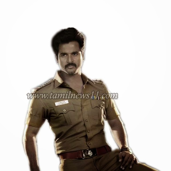 Actor Sivakarthikeyan: Actor Sivakarthikeyan Kakki Sattai police getup ...