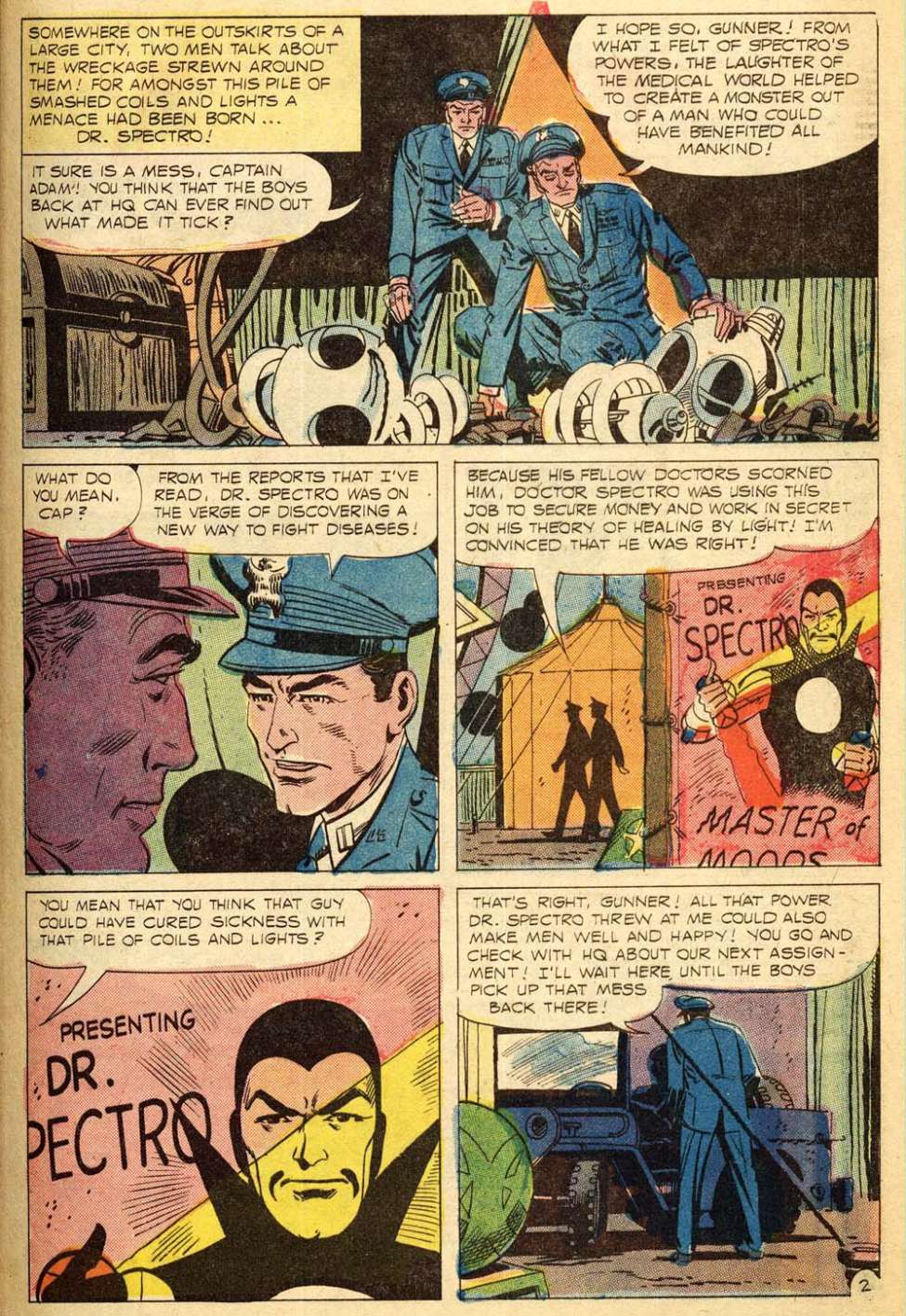 BEACH BUM COMICS : CAPTAIN ATOM VERSUS THE DIABOLICAL DR. SPECTRO