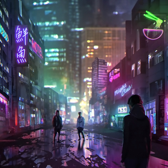 Colourful City Wallpaper Engine