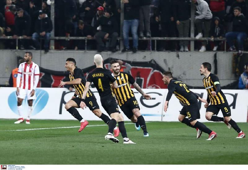 Ανατροπή τίτλου για την ΑΕΚ, 2-1 τον Ολυμπιακό στο "Καραϊσκάκης ...