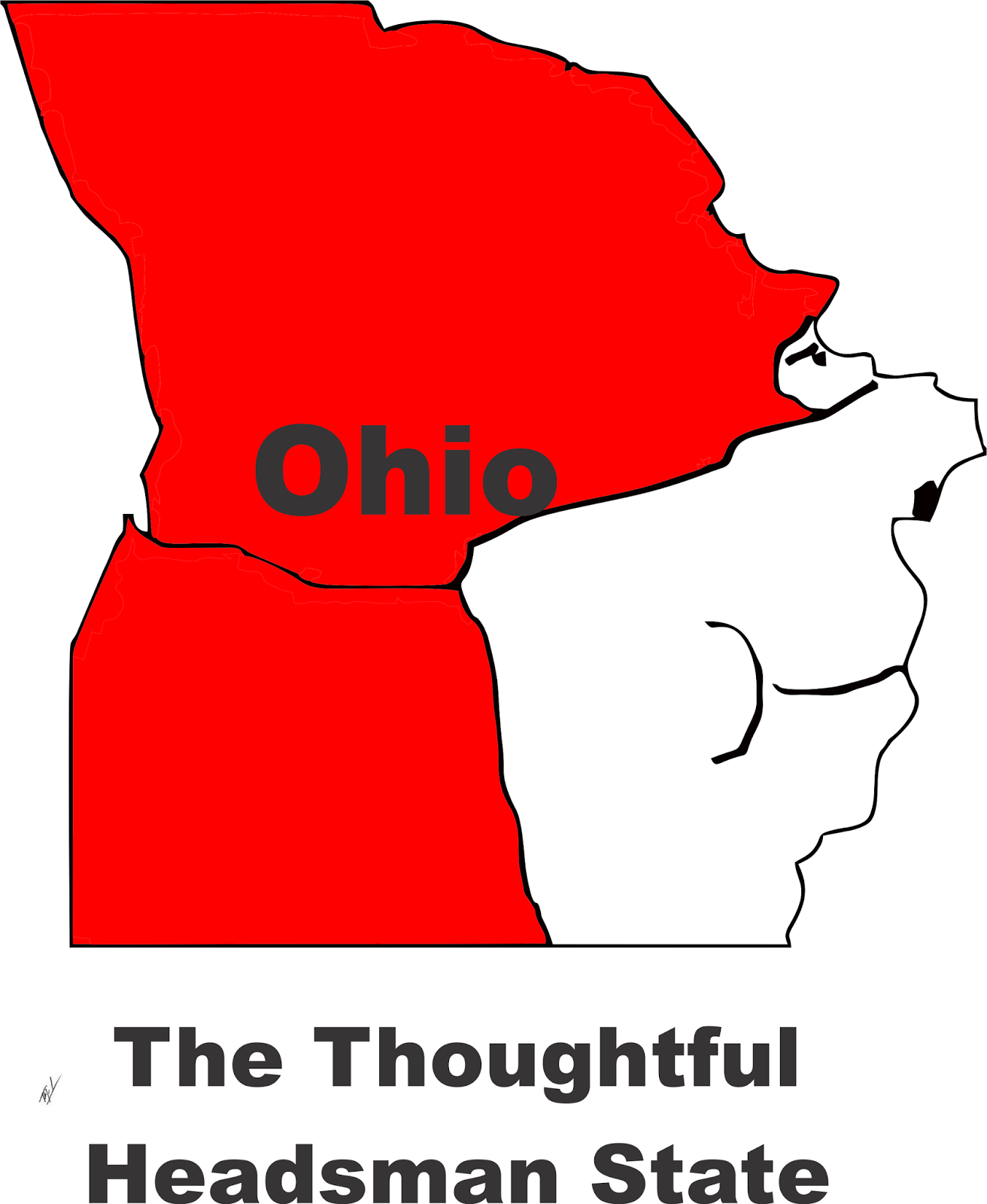 Funny maps: Funny maps of Ohio