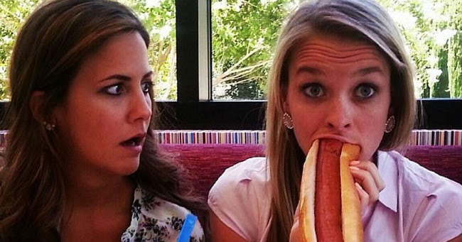 See Here: Best Of The Girl Eating A Foot Long Hotdog Photoshop Battle ...