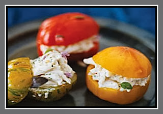 Recipe Spy: Crab Meat and Basil Stuffed Tomatoe Recipe - Chef John Besh