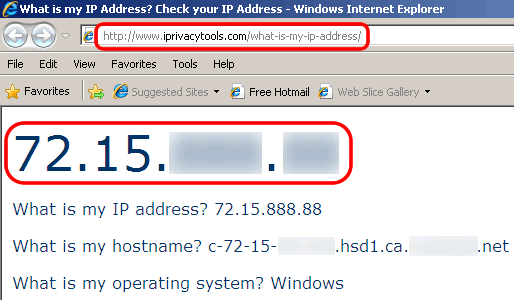 -Surf to iPrivacyTools.com/my-ip-address/ to confirm that your IP ...