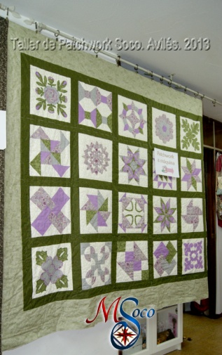 Patchwork Soco: Fotos V Exposición del Taller de Soco: Patchwork A MANO
