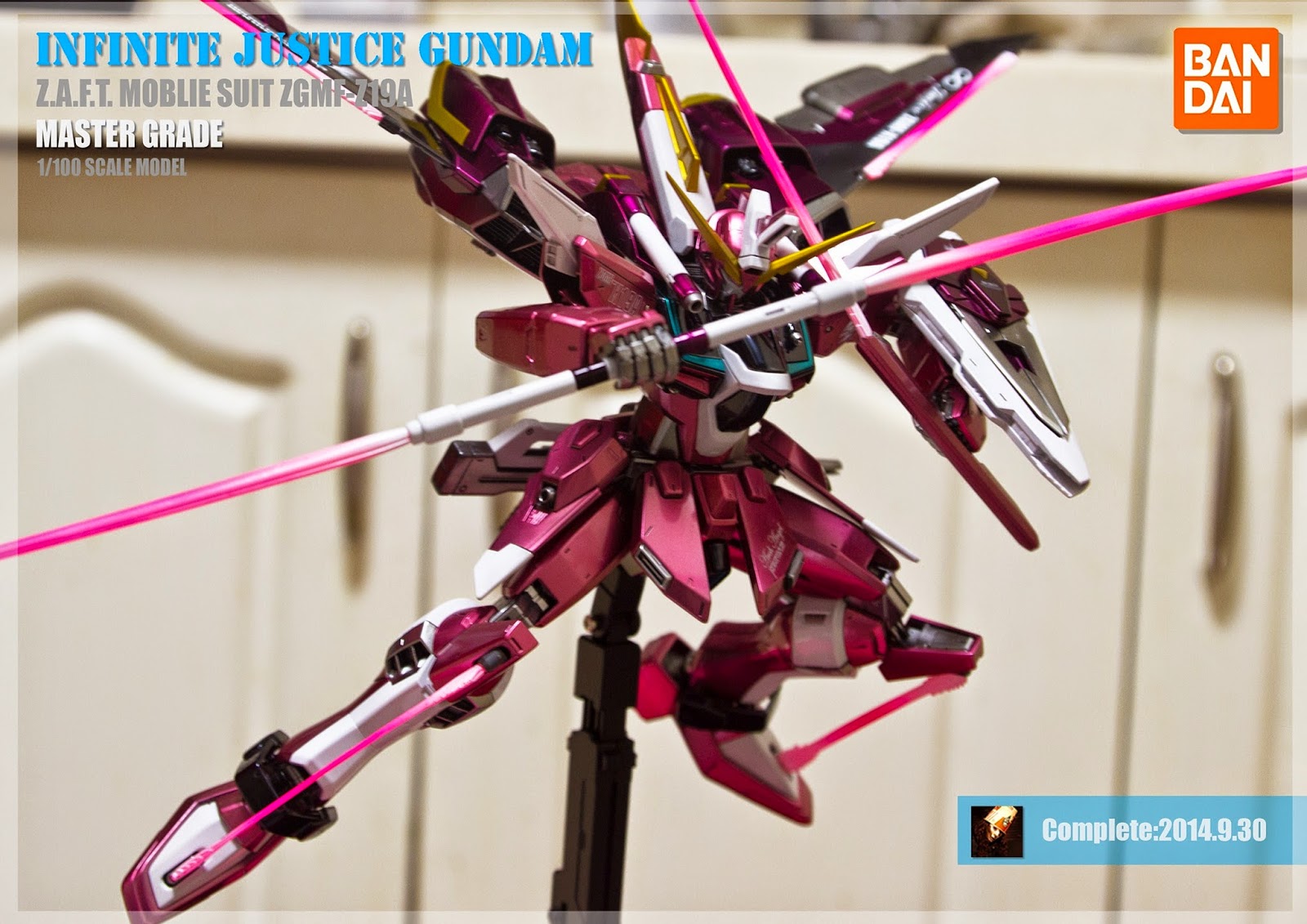 Gundam Family: MG 1/100 Infinite Justice Gundam Painted Build