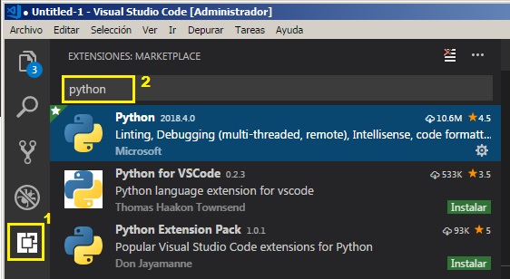 Análisis y Programación: Ejecutar y depurar Python con Visual Studio Code