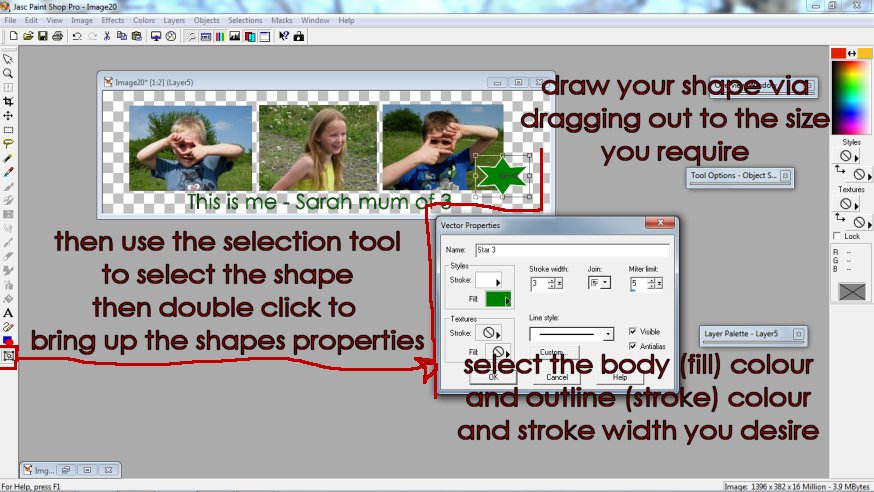 This is me Sarah mum of 3: Using Paint Shop Pro- The Basics