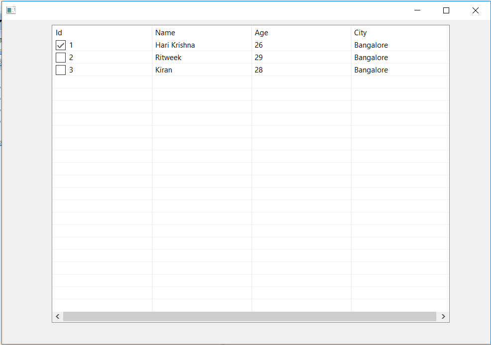 Programming For Beginners Swt Table Widget