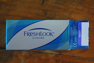 A Mermaid's Lagoon: Review of Freshlook Colors VIOLET Contact Lens