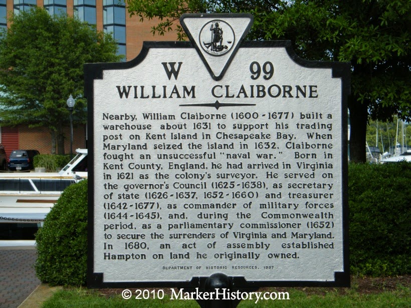 Fortiter Ubique: William Claiborne, of Kent