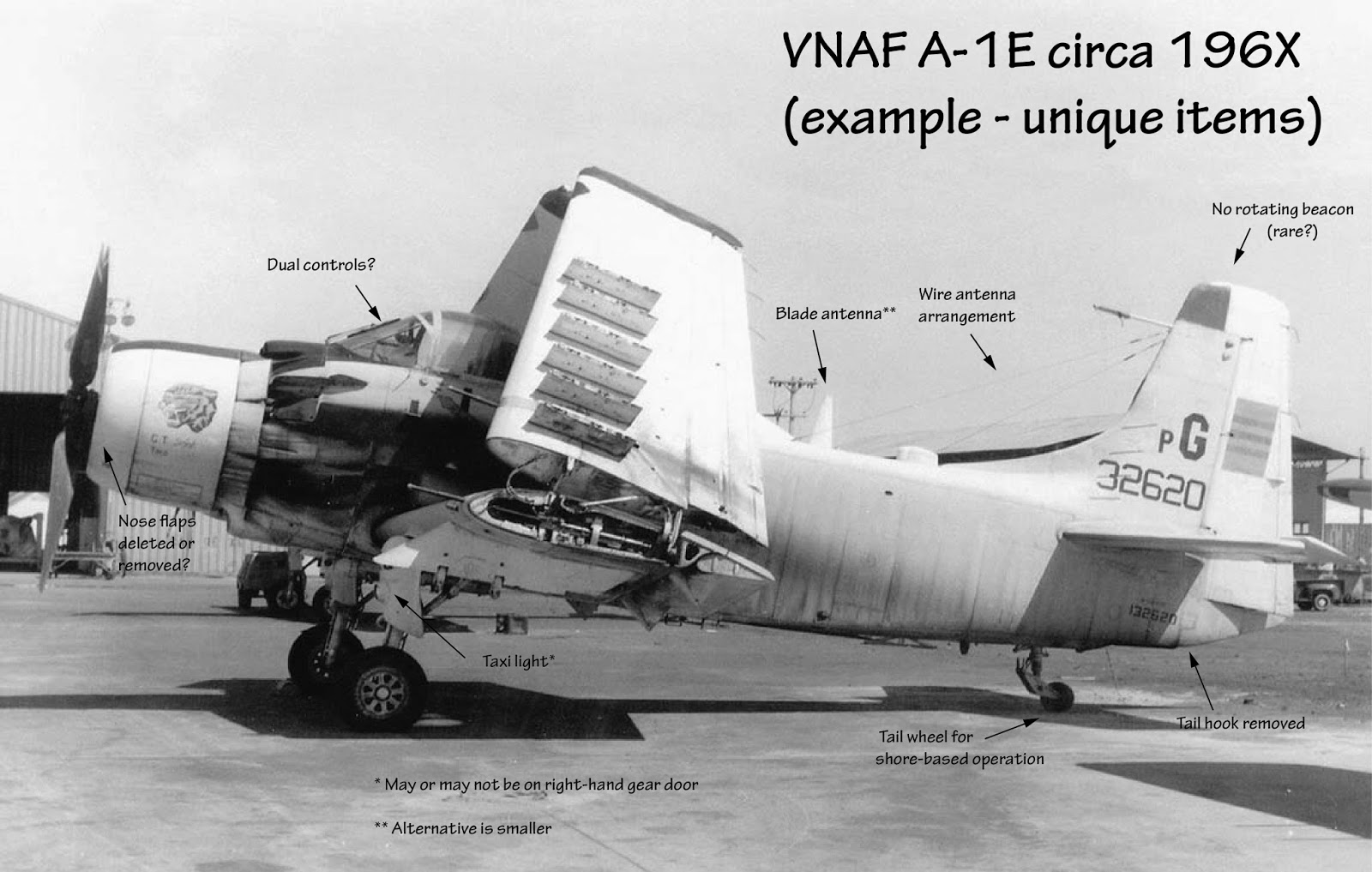 Tailhook Topics Drafts: USAF/VNAF A-1Es