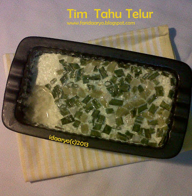 Ida's Homemade......: Tim Tahu Telur