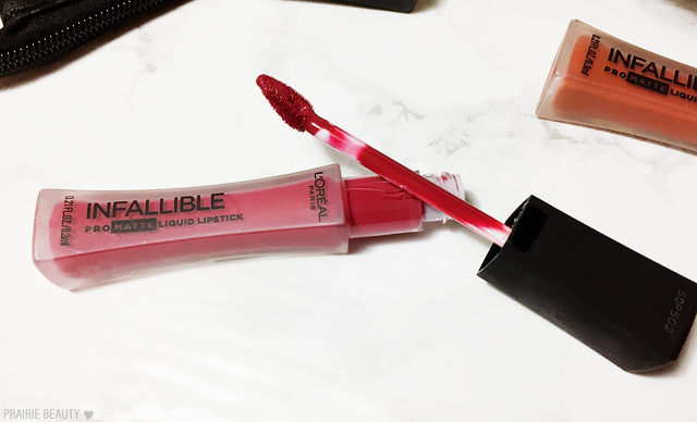 REVIEW: L'Oreal Infallible Pro Matte Liquid Lipstick - Prairie Beauty