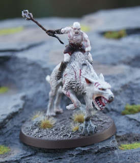 Stacja figurek Hobbit, LOTR, Warhammer: Azog & White Warg