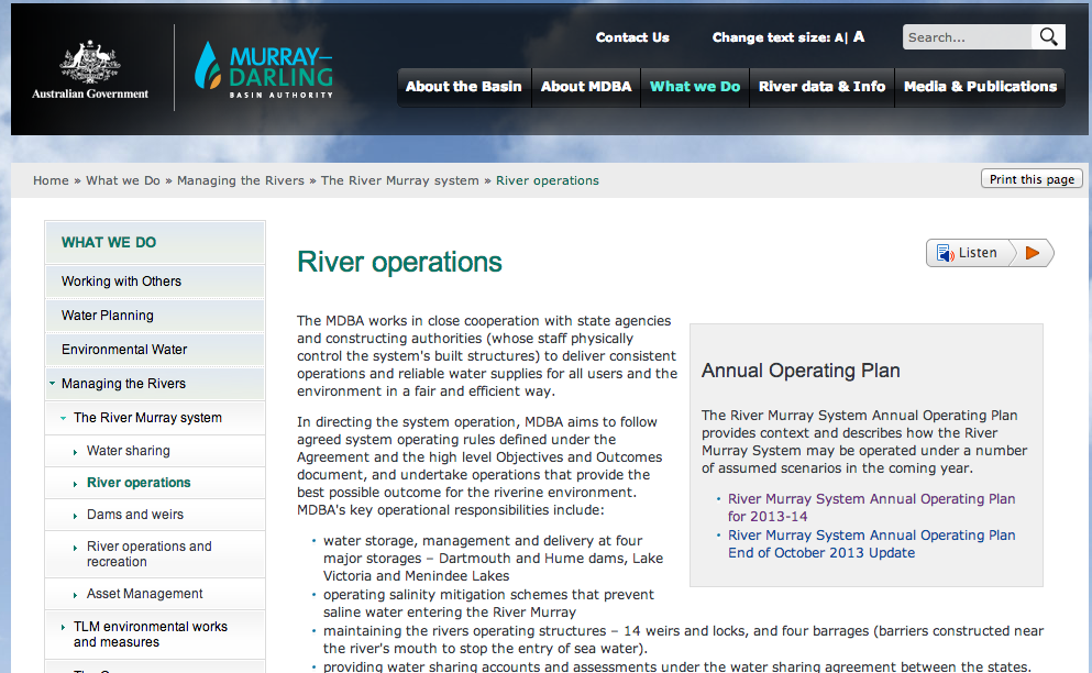 Murray River Kayak.: Why the Hume Dam?