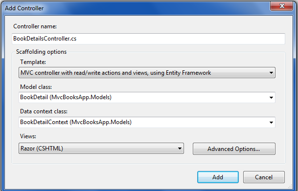 Insert Update Delete Operation In Asp Net Mvc Using E